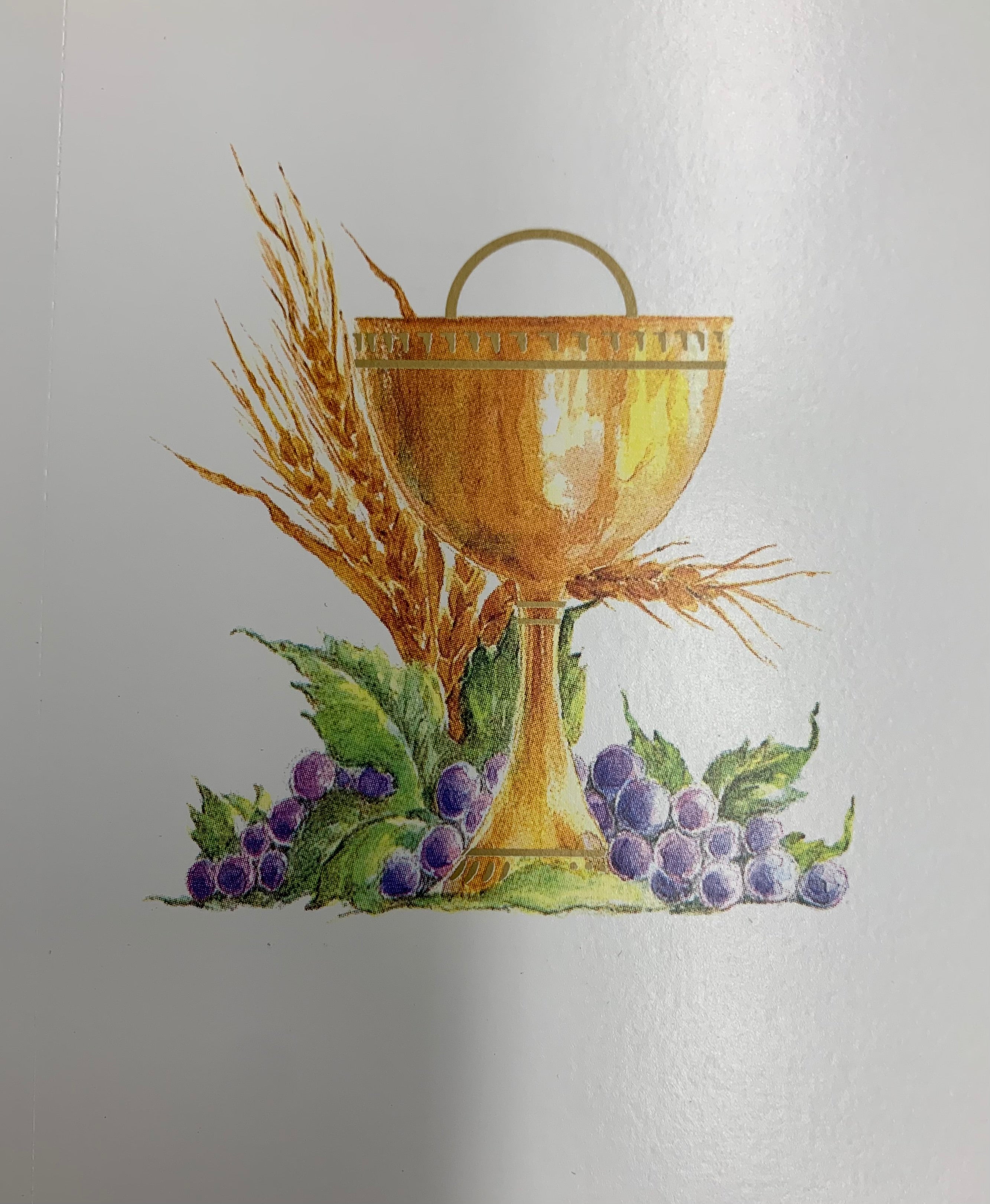 MI 333 Cup of Salvation Mass Card– Patrick Baker Church Goods