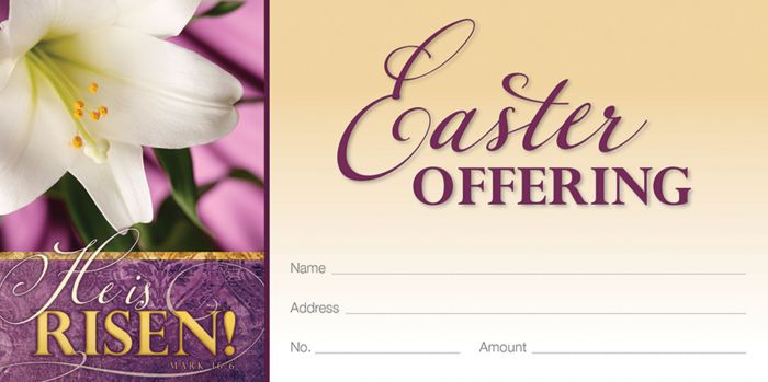 3742E Easter Offering Envelope PACK OF 100 // limited quantity– Patrick ...