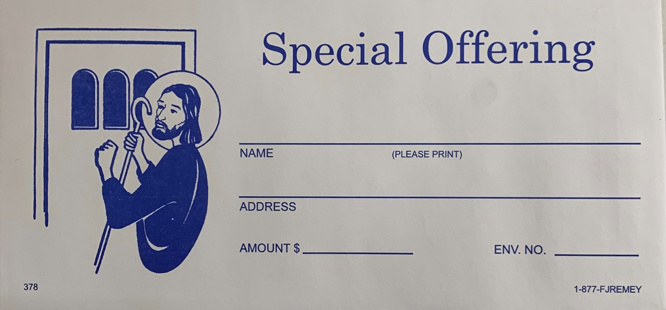 378 SPECIAL OFFERING ENVELOPE PER 100– Patrick Baker and Sons