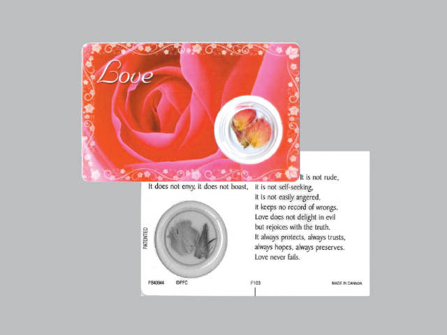 F103 LOVE PRAYER CARD– Patrick Baker and Sons