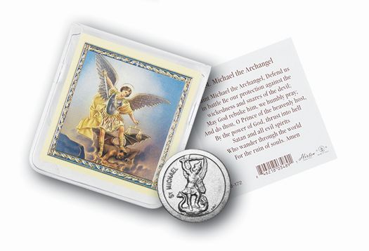 SAINT MICHAEL POCKET COIN– Patrick Baker Church Goods