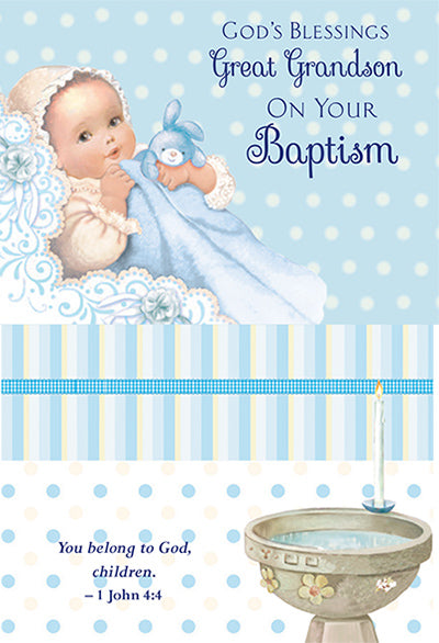 88407 GREAT GRANDSON BAPTISM– Patrick Baker Church Goods