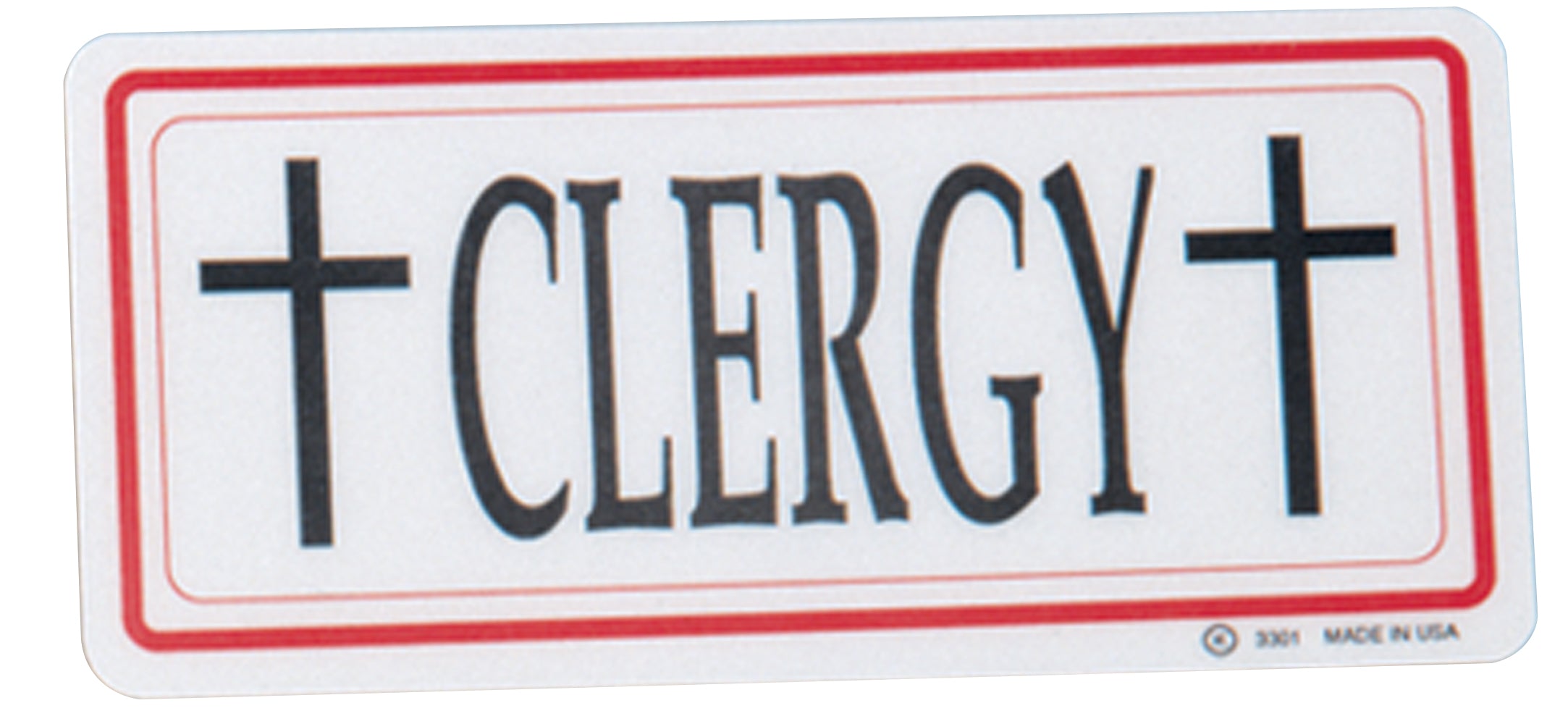 K3301 Clergy Sign– Patrick Baker and Sons