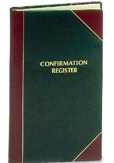 173 Confirmation Record Book Standard Edition– Patrick Baker and Sons